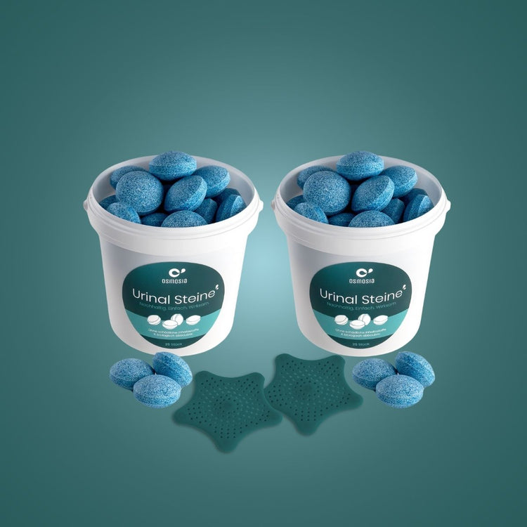 Osmosia – Nachhaltige Urinalsteine & WC-Tabs mit Osmosetechnologie